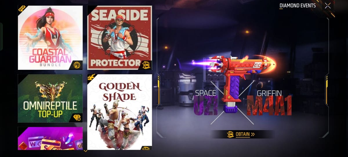 How to get Coastal Guardian Bundle in Free Fire MAX
