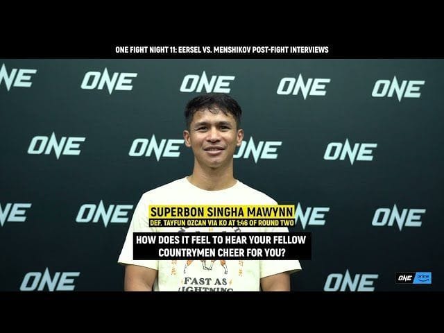 Superbon mesmerized by home crowd support inside Lumpinee Stadium: “It ...