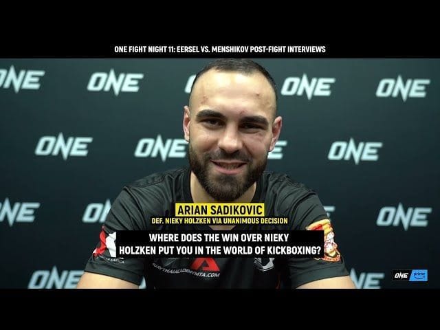 Arian Sadikovic shares his advantage over taller fighters in the ...
