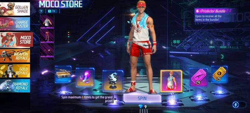 How to get Seaside Protector Bundle from new Moco Store in Free Fire MAX
