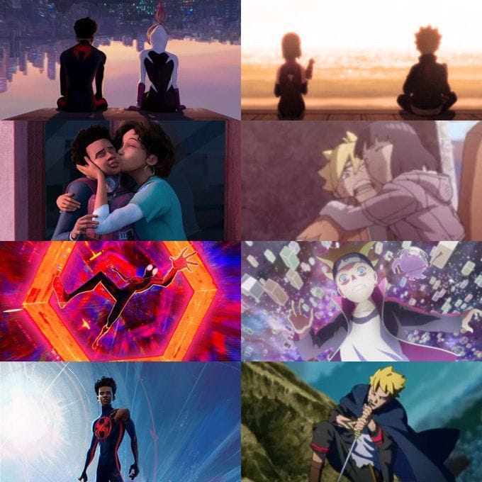 Boruto fans accuse Spider-Man: Across the Spiderverse of copying scenes