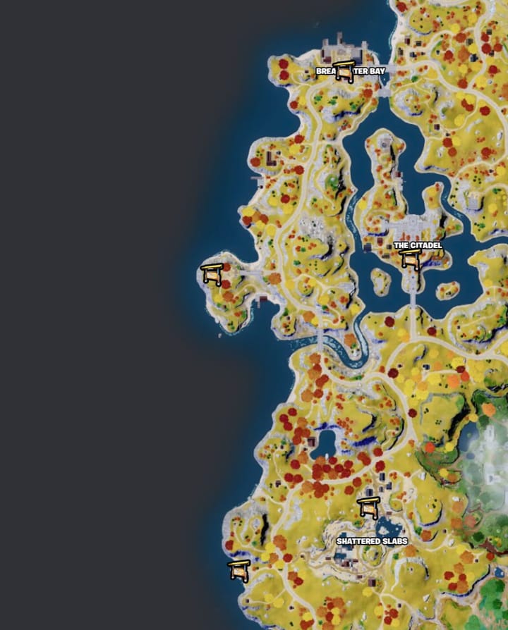 All Job Boards in Fortnite Chapter 4 Season 3