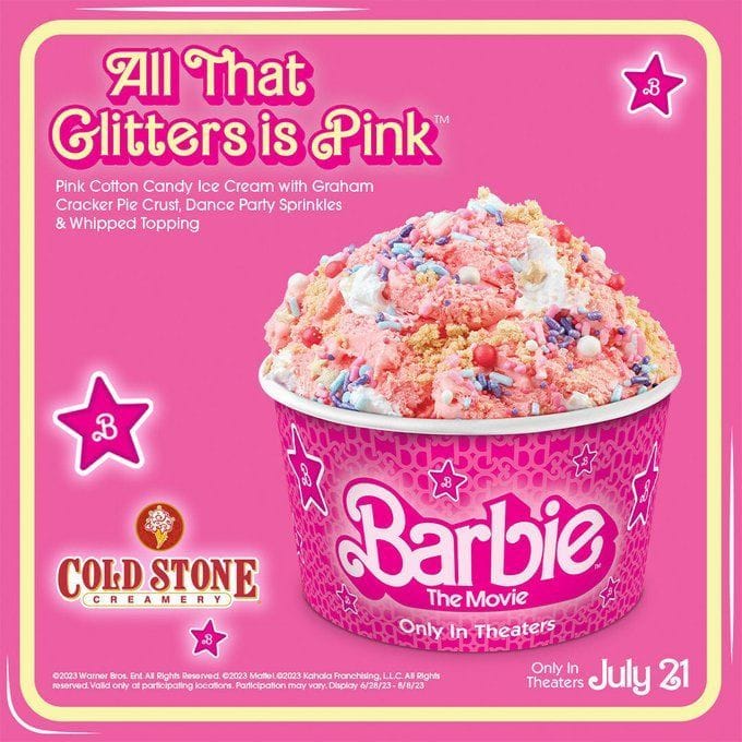 "Hands down the best marketing team": Cold Stone Creamery's Barbie ice ...