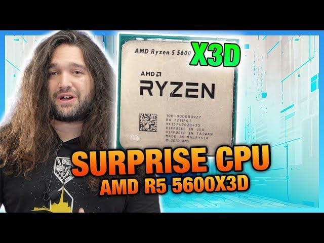 Budget AMD Ryzen 5 5600X3D with 3D V-cache announced: Specs, prices ...