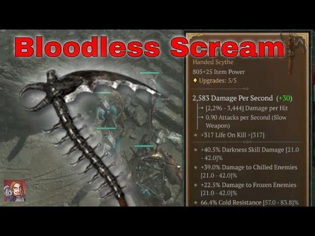 Bloodless Scream in Diablo 4: How to get, unique effects, affixes, and more