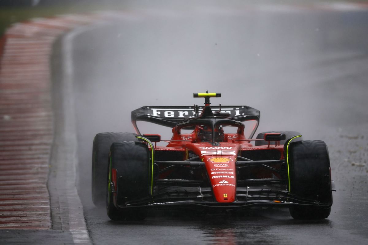 Carlos Sainz receives a 3-place penalty for impeding Pierre Gasly in Q1, turning Ferrari’s ...