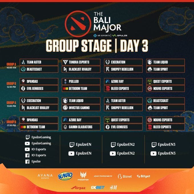 Dota 2 Bali Major Group Stage: Schedule, qualified teams, results, where to watch, and more
