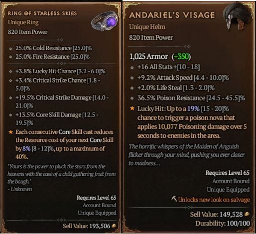 The rarest Unique items in Diablo 4 and how to get them