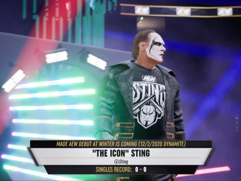 Sting: Is Sting available in AEW Fight Forever?