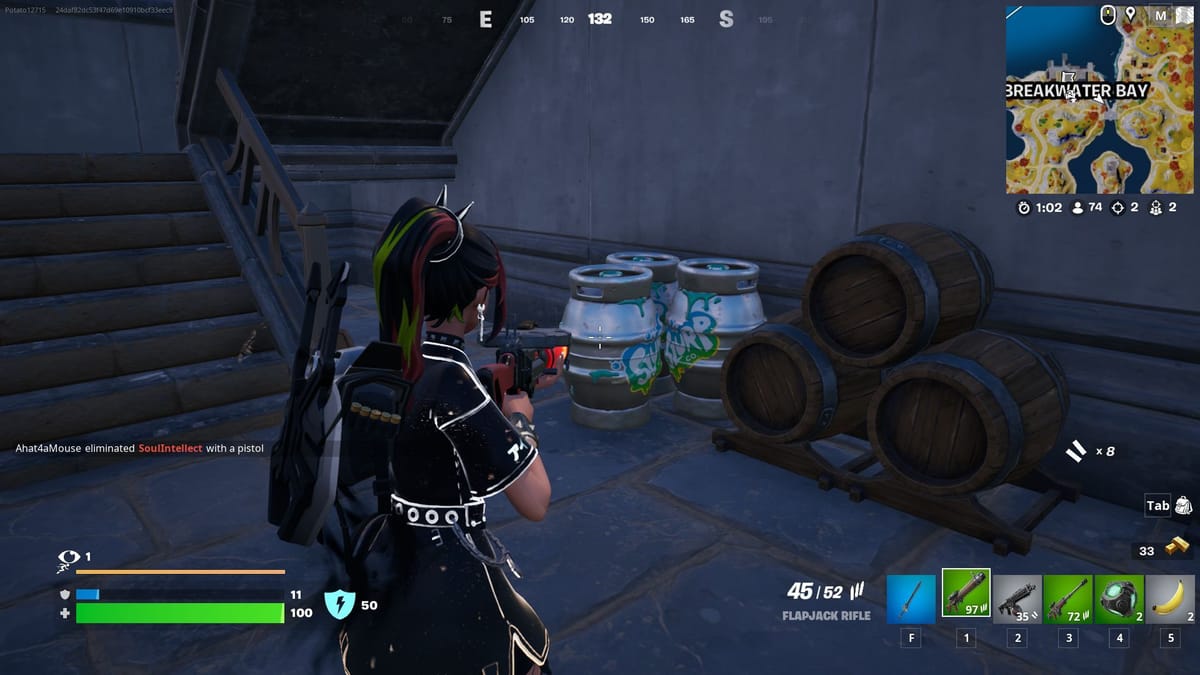 Fortnite: How to destroy Slurp or Slap Barrels