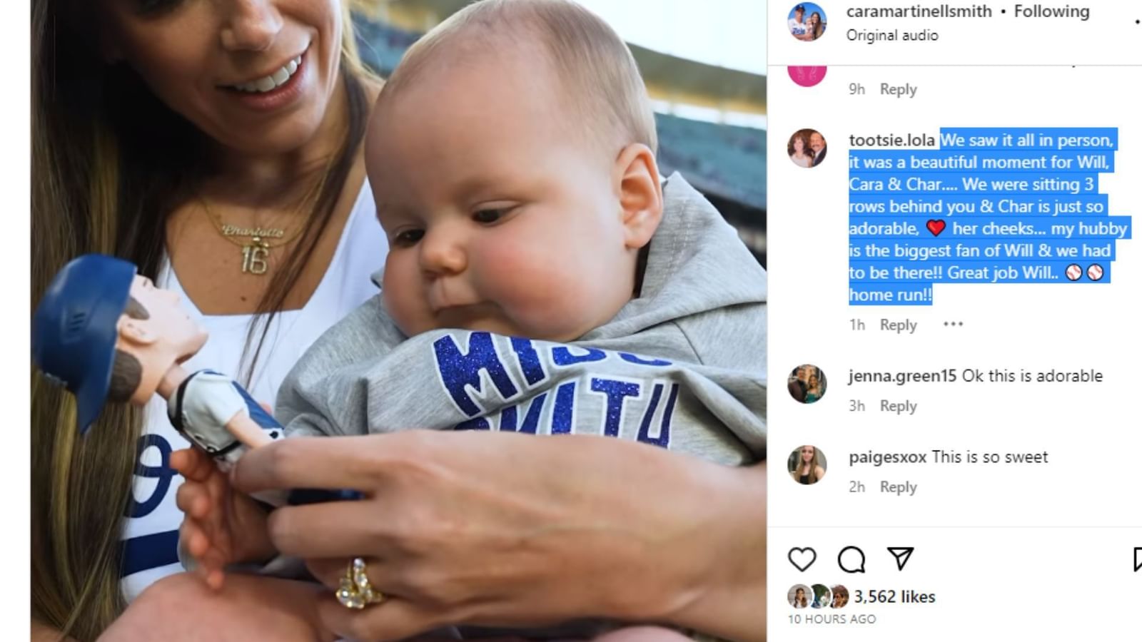 Will smith: MLB fans amazed as Will Smith's wife Cara throws first ...