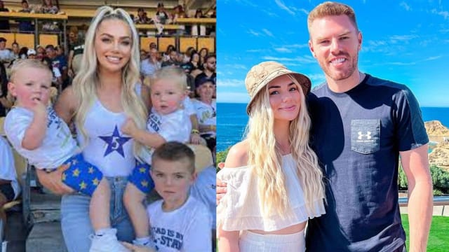 Los Angeles Dodgers star Freddie Freeman's slam dunk dad skills steal ...