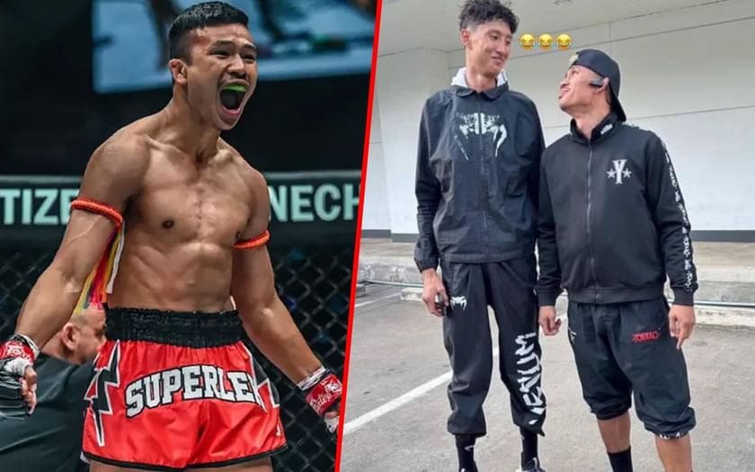 Nabil Anane and Superlek show massive height difference in cheeky post ...