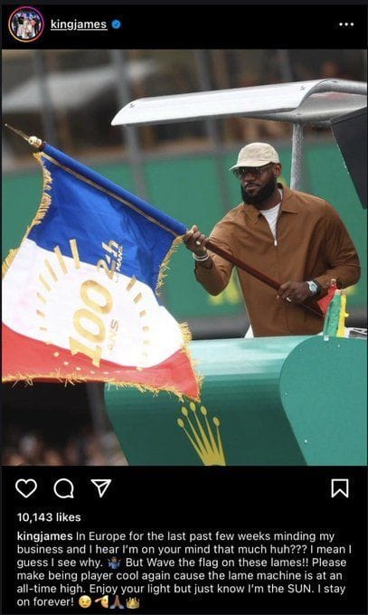 “2 old men beefing on timelines” – NBA fans react hilariously to LeBron ...