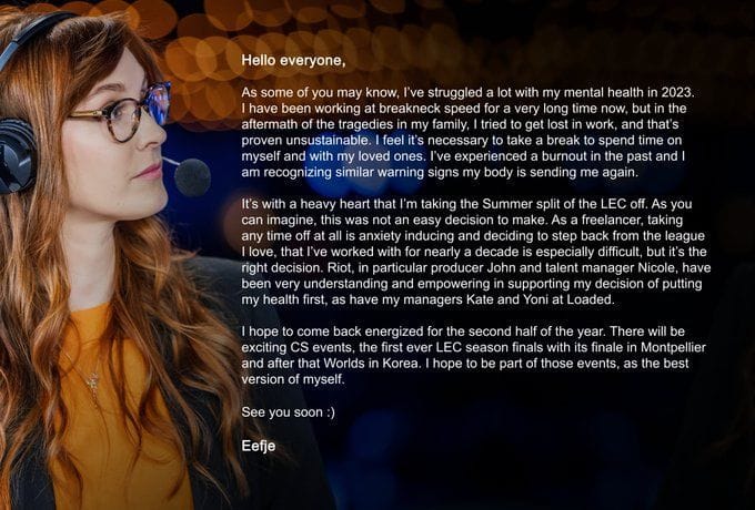 “Taking a break”: LEC’s Sjokz will not be a part of the League of ...