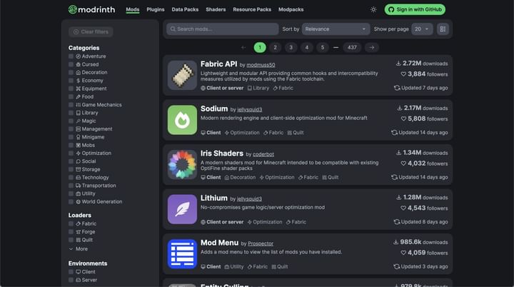 Modrinth vs Curseforge: Which is better for Minecraft mods?