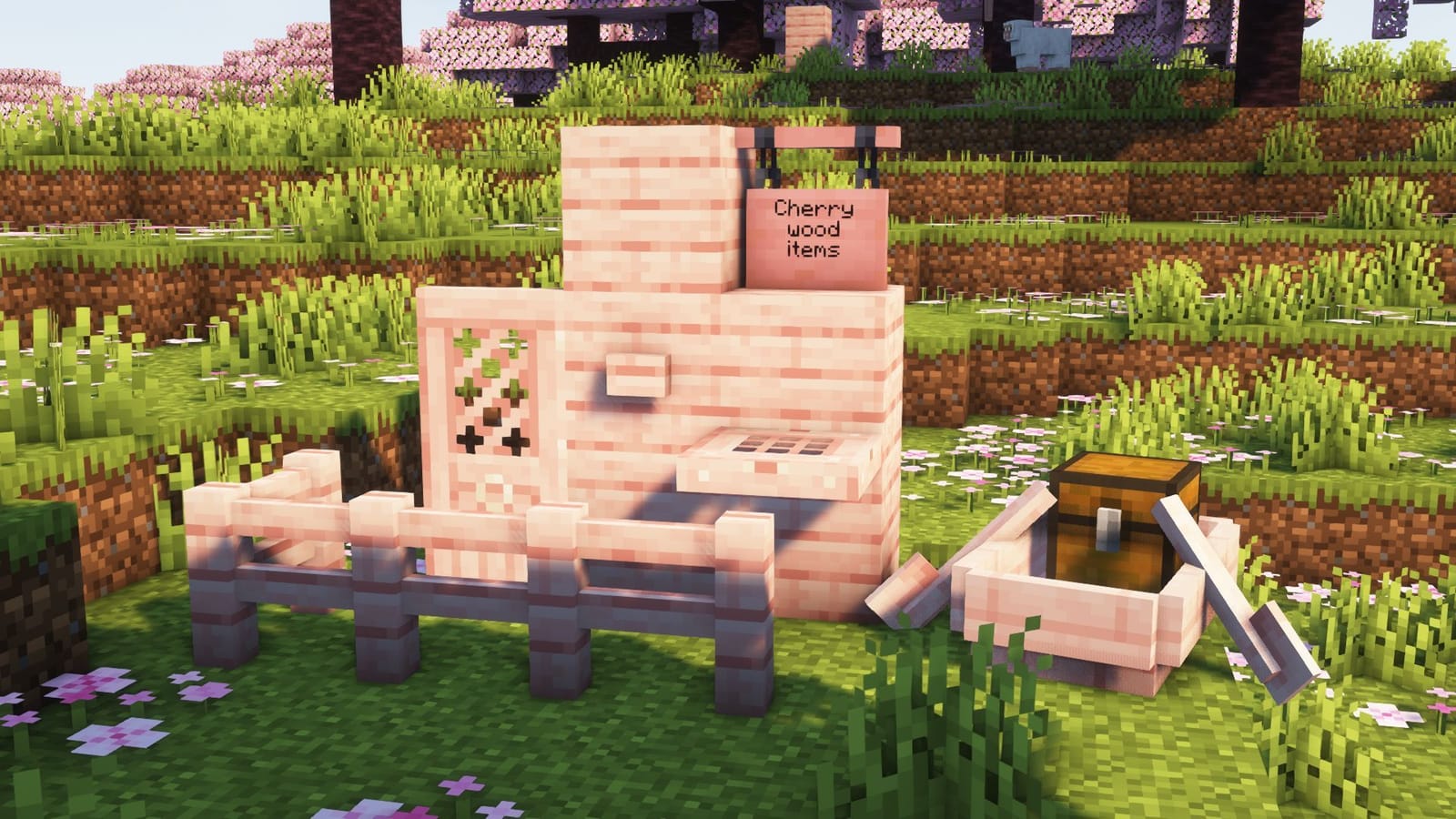 Minecraft cherry tree guide: Where to find, uses, and more