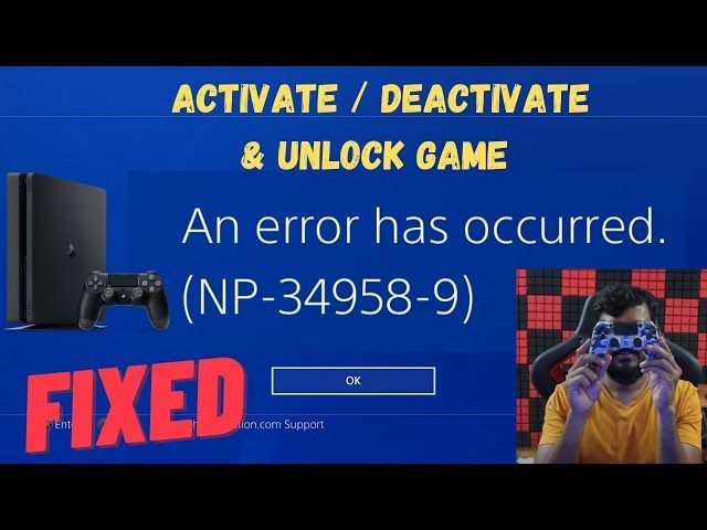 How to fix PS4 error code NP-34958-9? Possible fixes and workarounds explored