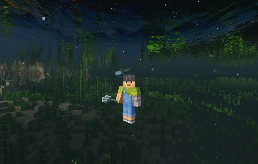 How to repair a trident in Minecraft without another trident