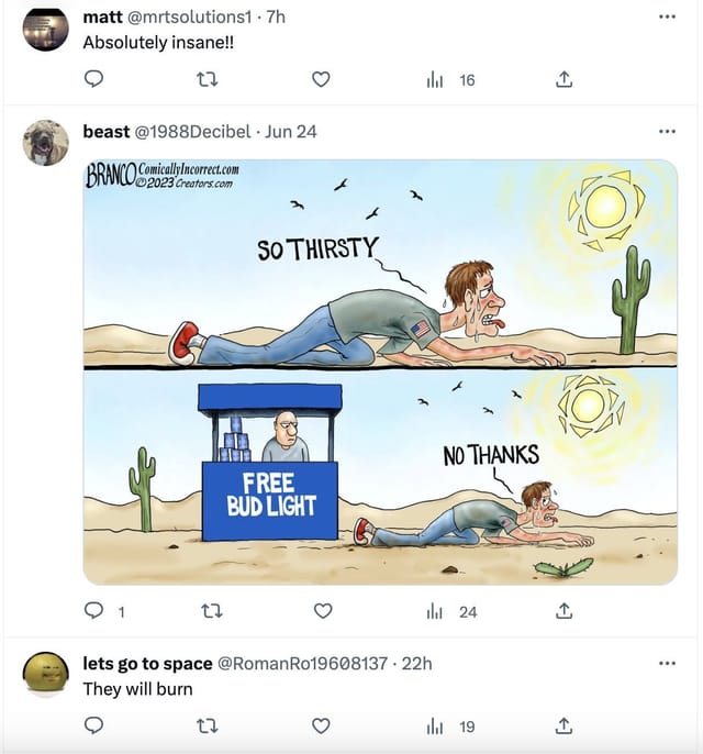 "Quickest destruction of a company in history": Bud Light sponsors ...