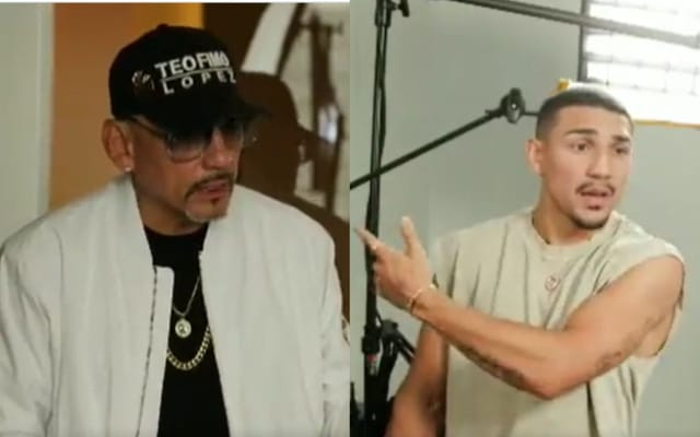 Teofimo Lopez vs. Josh Taylor: WATCH: Teofimo Lopez argues with father ...
