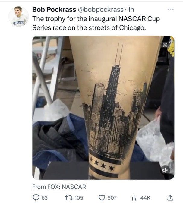 “Looks like a giant brass ice cream scoop!” - NASCAR Cup Series trophy ...