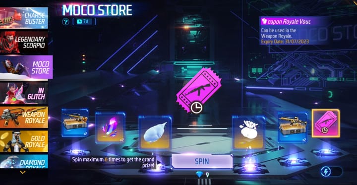 New Free Fire MAX Moco Store: Get Skywings and Arrival Animations