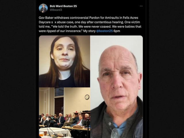 Gerald Amirault: ID's What Happened at Fells Acres?: S*xual abuse cases ...