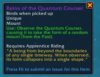 Quantum Courser: 5 rare World of Warcraft mounts the Quantum Courser ...