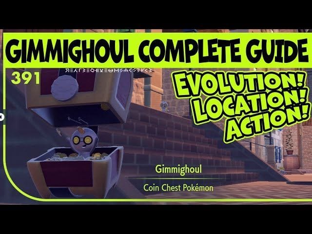 Best Chest Form Gimmighoul PvP build in Pokemon Scarlet and Violet