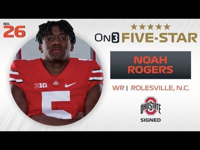 Is Noah Rogers the next great Ohio State WR? Exploring an elite list of Buckeyes' WRs that the ...