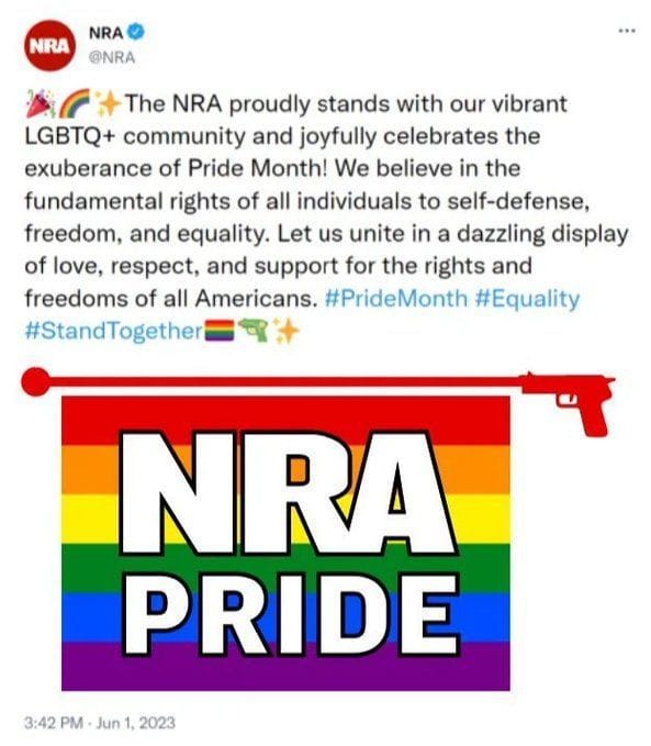 NRA: Fact Check: Is the viral NRA Pride tweet real? Social media post ...