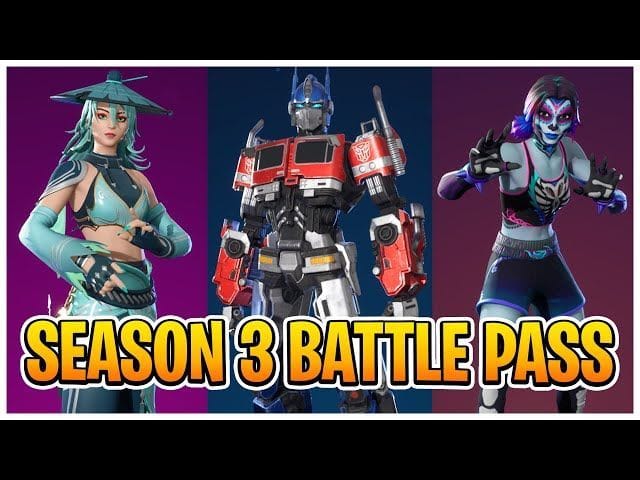 Fortnite Chapter 4 Season 3 update size on PC, PS5, Xbox, and more