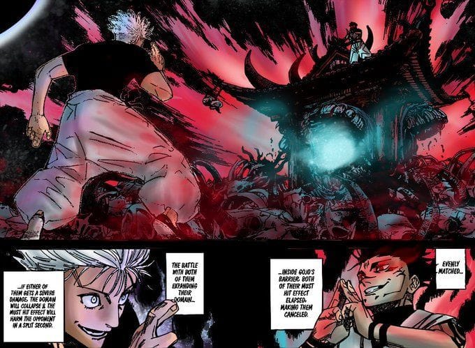 Jujutsu Kaisen chapter 225: Gojo in mortal danger as Sukuna's Domain ...