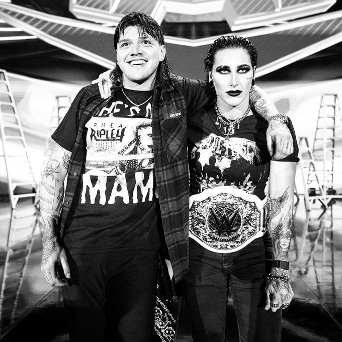 "Happy Papi’s Day" - Rhea Ripley shares edited photo of her and Dominik ...