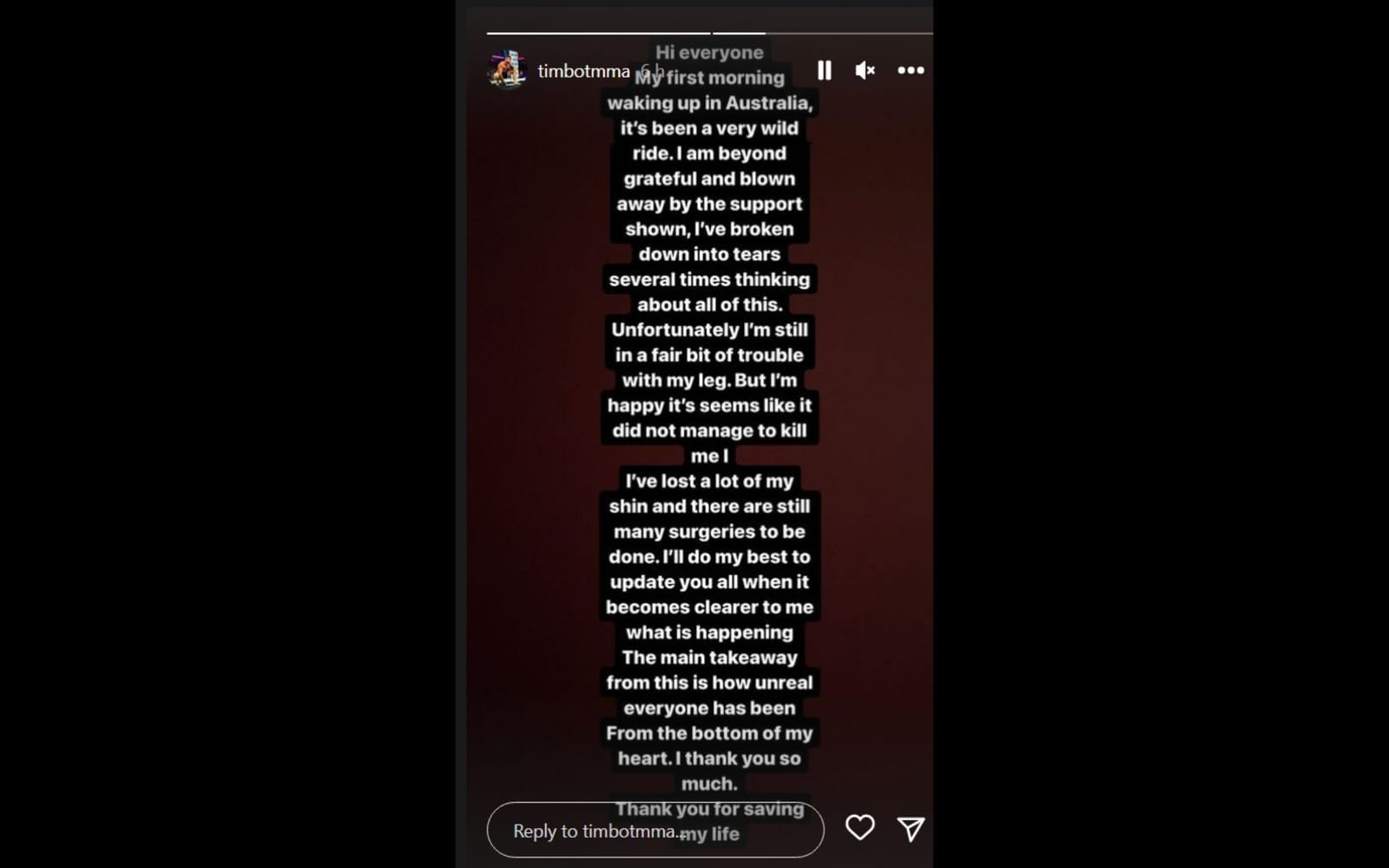 Tim Schultz leg update: Is Tim Schultz going to lose his leg to ...