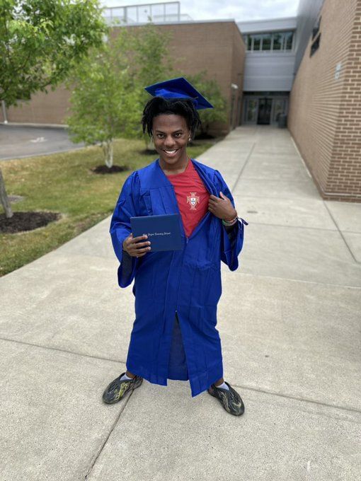 Watch: IShowSpeed drops F-bomb during his high school graduation ceremony