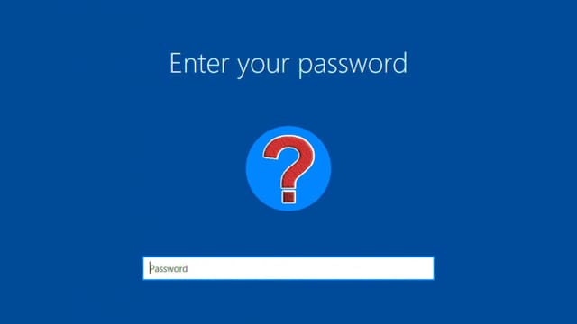 How to change your Windows password from the login screen