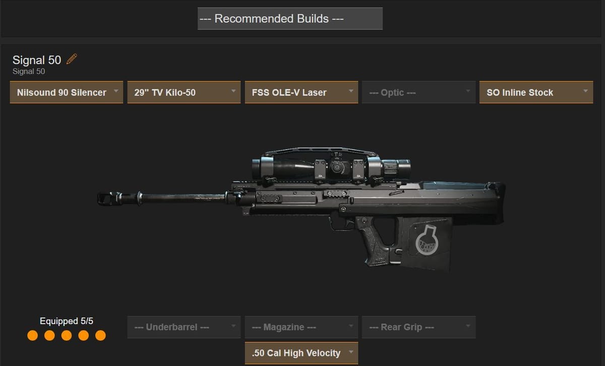 Best Signal 50 loadout for Warzone 2 Season 4: Class setup, attachments ...