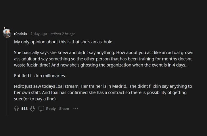 Amouranth clarifies her medical condition after news of her backing out ...