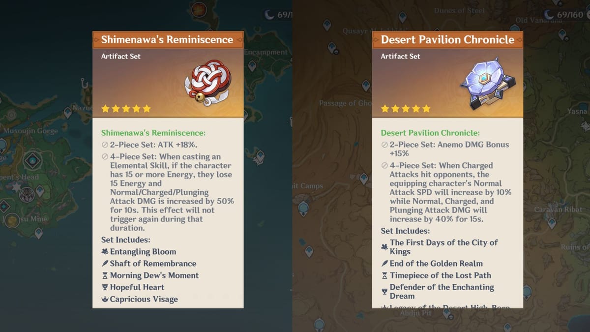 Genshin Impact Wanderer materials guide: Best build, artifact, and DPS ...