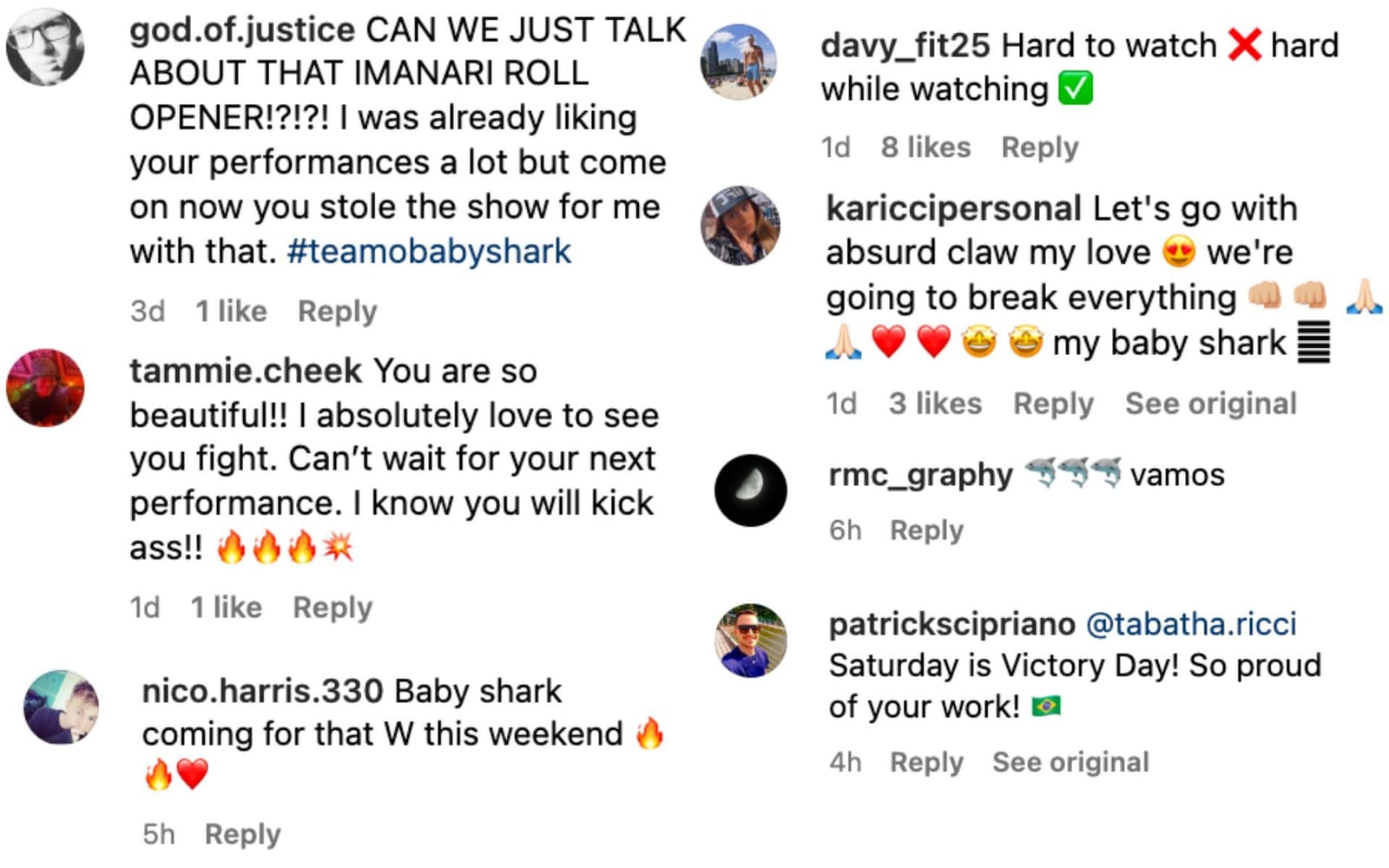 Tabatha Ricci UFC Jacksonville: “Hard while watching” - Tabatha Ricci’s ...