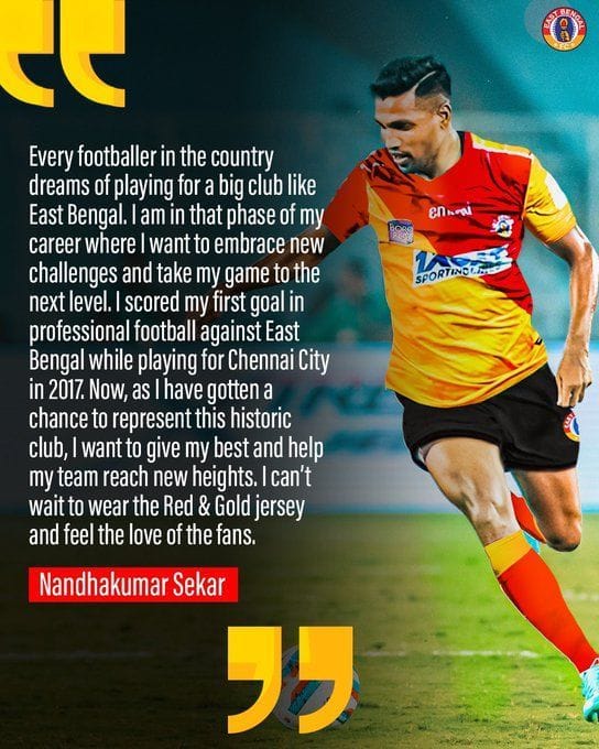 3 reasons why Nandhakumar Sekar is an important signing for East Bengal FC