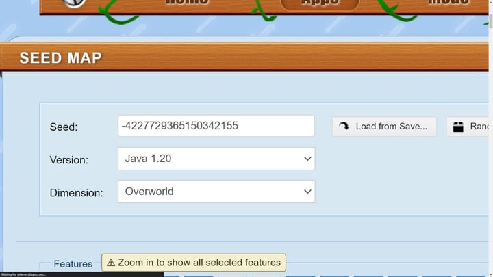 How to use seed map tool for Minecraft 1.20 seeds