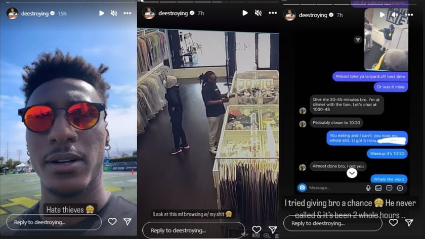 Deestroying has credit cards stolen with suspect on $3,800 shopping ...