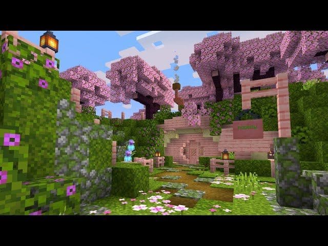 7 best Minecraft build ideas using cherry wood