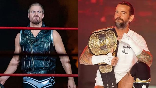 Arrow star Stephen Amell comments on CM Punk's AEW return