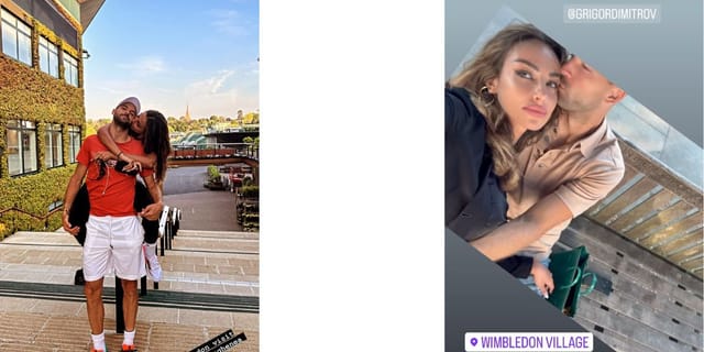 Grigor Dimitrov and Madalina Ghenea share pictures from their first ...