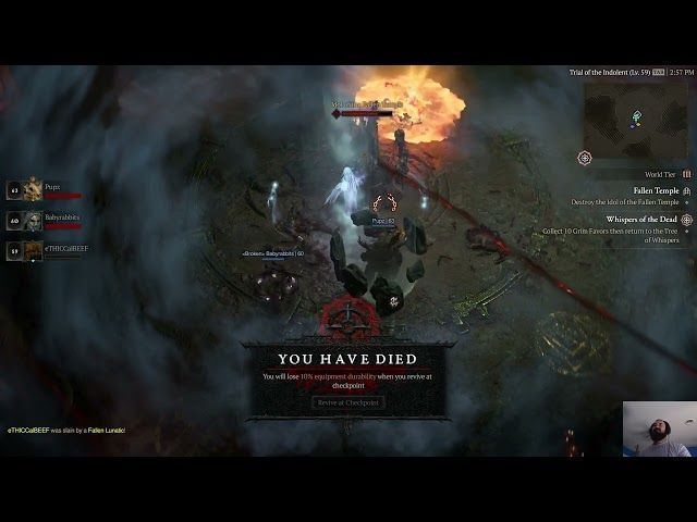 How to complete the Fallen Temple Capstone Dungeon in Diablo 4