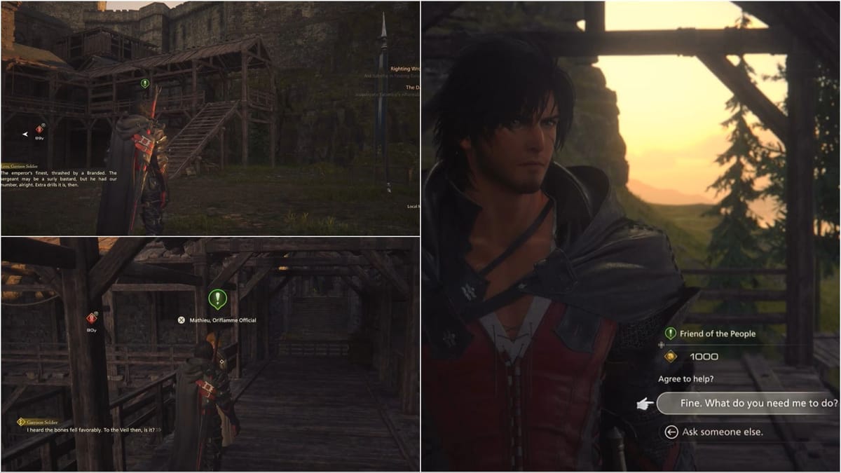 How to complete Friend of the People in Final Fantasy 16